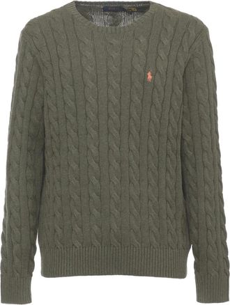 Ralph Lauren Homme, Pulls, Vert, Taille: M Pulls &agrave; col rond