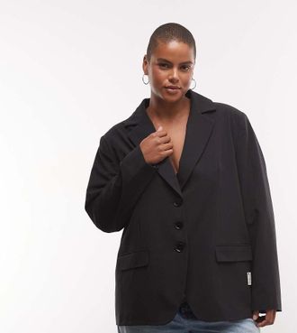 Collusion Plus blazer oversize noir