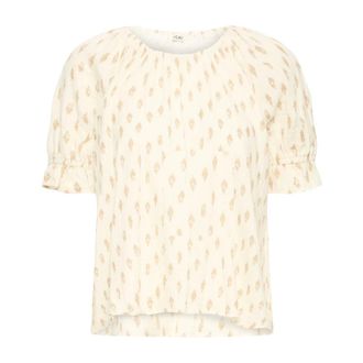 Ichi Ichi, Femme, Blouses et Chemises, Beige, Taille: 46 FR Blouses