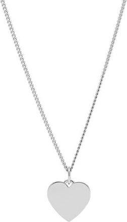 Fossil Collier Pour Femmes Vintage Iconique, Longueur Totale : 45.7 Cm + 5.1 Cm Chaîne DExtension Collier En Acier Inoxydable Argenté, JF03330040