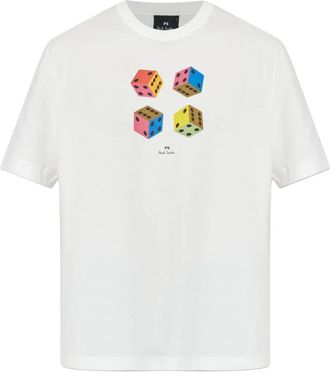 Paul Smith printed T-shirt - Wei&szlig;