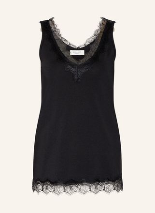 Rosemunde Top Billie Mit Spitze schwarz