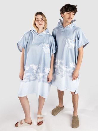 After Gradient Poncho de surf bleu