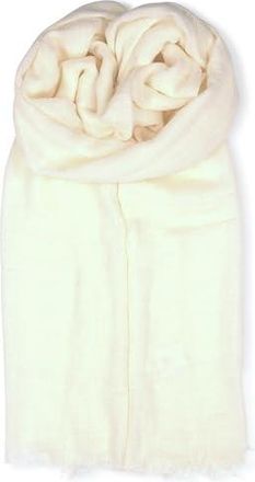 Malito more than fashion malito - &Eacute;charpe tendance pour femme en viscose - &eacute;charpe l&eacute;g&egrave;re couleur unie - foulard fin - douce et respirante S604, ivoire, 180 x 90