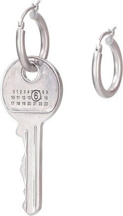 Maison Margiela Tag And Key Earrings