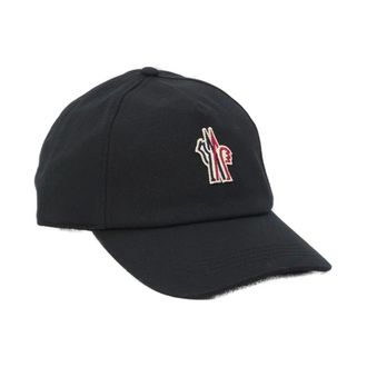 Moncler unisex, Accessoires, Bleu, Taille: ONE Size Grenoble Cotton Baseball Cap