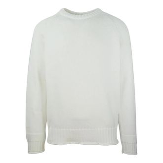 Carlo Colucci Carlos Classic Crewneck - - Knitwear - Herren - Wei&szlig; - S