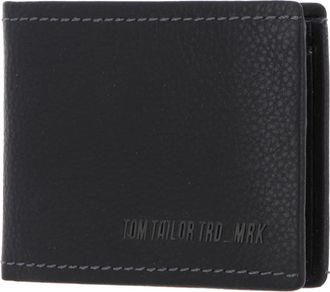 Tom Tailor Diego, Herren, Geldbörse Querformat, one size, Schwarz, 12,5x2x9,5 cm