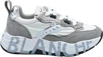 Voile Blanche Femme, Chaussures, Gris, Taille: 35 EU Club105 Laced Baskets