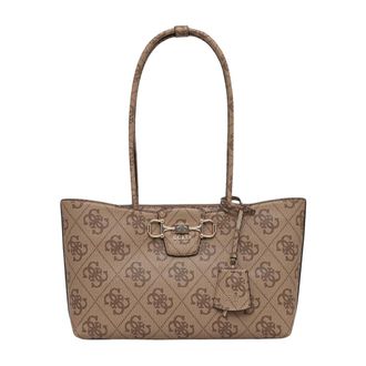 Guess Janie Logo Carryall - - Bags - Damen - Beige - ONE SIZE