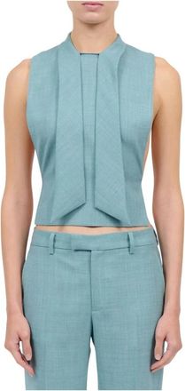 Maison Margiela Femme, Tops, Bleu, Taille: 38 FR Hauts
