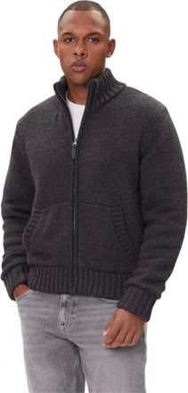 Guess Homme, Pulls, Gris, Taille: L Maglione full zip