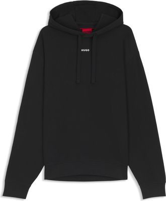 HUGO BOSS Herren Dapo Hoodie aus Baumwoll-Terry mit Logo-Print Schwarz001 XXL