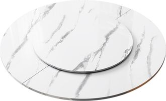 Generic Große runde, klappbare Tischplatte, nur die klappbare Tischplattes, große tragbare Tischplatte zur Umwandlung des Schreibtisches, platzsparend for Fam