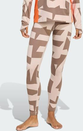 adidas adidas Performance - Multi - Collants de sous-v&ecirc;tement en tissu synth&eacute;tique - Taupe-Neutre