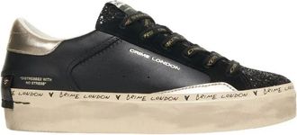 Crime London Low-Top Sneaker - Distressed Sneakers - Gr. 36 (EU) - in Schwarz - für Damen