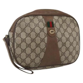 Gucci Pochette en plastique Pre-owned - Femme - Pre-owned - Beige - Taille: ONE Size
