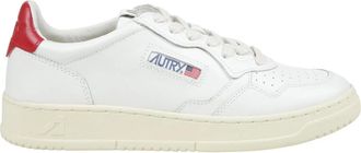 Autry Homme, Chaussures, Blanc, Taille: 42 EU Baskets &agrave; Bout Rond avec Lacets