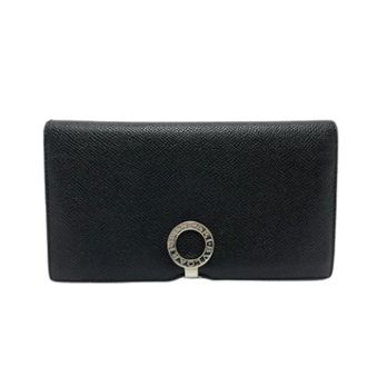 Bulgari Portefeuille long vintage doccasion (bi-pli) - Femme - Pre-owned - Noir - Taille: ONE Size