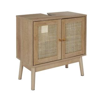 Paris Prix Paris Prix - Meuble Sous Lavabo en Bois Bali 70cm Marron