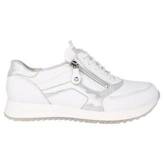 Waldl&auml;ufer Breite wei&szlig;e Ledersneakers - - Shoes - Damen - Wei&szlig; - 42 EU