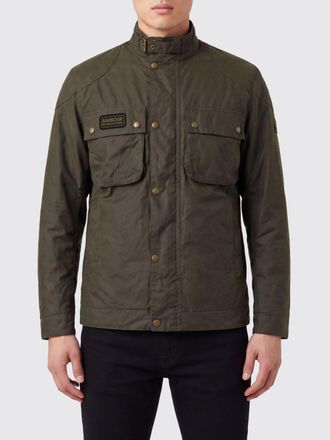 Barbour Merton Relaxed-Fit Jacke aus gewachster Baumwolle mit Biker-Kragen