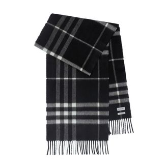 Burberry Giant Check Kaschmirschal - - Accessories - unisex - Schwarzk - ONE SIZE