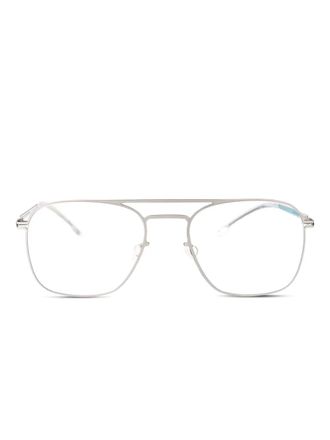 Mykita lunettes de vue Claas &agrave; monture pilote - Argent