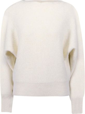 Zero Damen Strickpullover mit U-Boot Ausschnitt 34, Eggnog