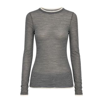 Semicouture Maille col rond - Femme - Pulls - Gris - Taille: 38 FR