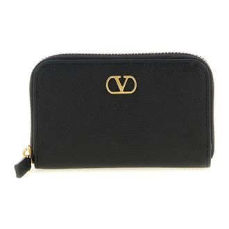 Valentino Garavani Femme, Accessoires, Noir, Taille: ONE Size Porte-cartes VLogo Signature