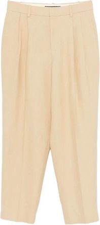 Ralph Lauren Femme, Pantalons, Beige, Taille: 34 FR Dutan Pleated Pantalons