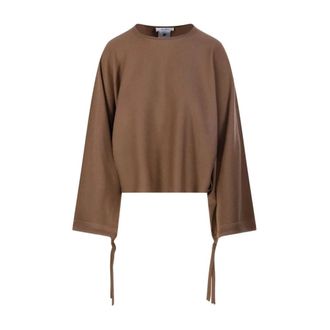 Max Mara Femme, Pulls, Brun, Taille: 40 FR Pull Débardeur Top Marron Noisette