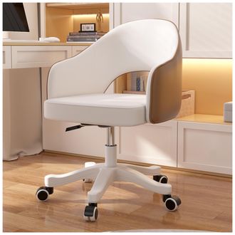 Generic 360&deg; Drehbarer B&uuml;rostuhl Aus PU-Leder Mit Verstellbarer H&ouml;he Und Armlehnen(C)