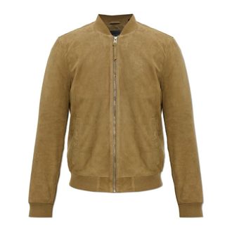 AllSaints Morten Wildleder Bomberjacke - - Jackets - Herren - Gr&uuml;n - M