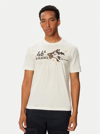 Aeronautica Aeronautica Militare T-Shirt 262TS2579UJ00750 Wei&szlig; Regular Fit