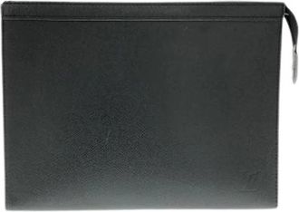 Louis Vuitton Pre-owned Pochette Voyage Taiga Pouch - Homme - Pre-owned - Noir - Taille: ONE Size