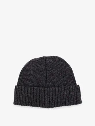 Polo Ralph Lauren Mens Beanie Hat Wool-Blend Grey