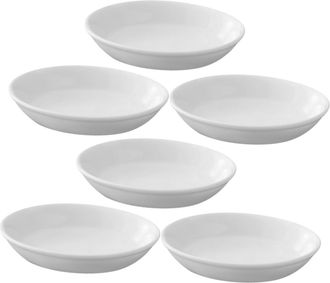 BESPORTBLE 6 Stück Teiliges Runde Keramik wachswärmer Schalen Vielseitige Aromatherapie tabletts Ersatz wachswärmer Teller Einfach zu Reinigen Dekorativ und Funk