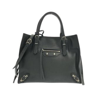 Balenciaga Pre-owned Papier Mini A4 ZIP Around Calf Bag - - Pre-owned - Damen - Schwarzk - ONE SIZE