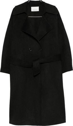 Frankie Shop Langer Mantel - Schwarz