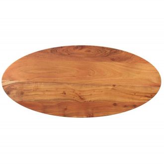vidaXL Dessus de table 120x60x3,8 cm ovale bois massif dacacia Vidaxl