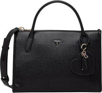 Guess Femme, Sacs, Noir, Taille: ONE Size Sac porte cl&eacute; coeur