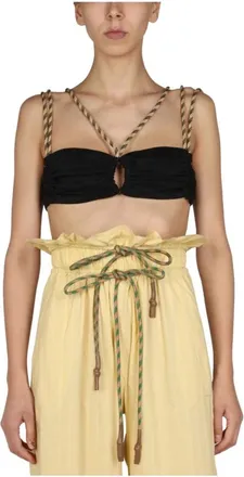 Miista Bretelles de randonn&eacute;e &agrave; arri&egrave;re C - Femme - Tops - Noir - Taille: 40 FR