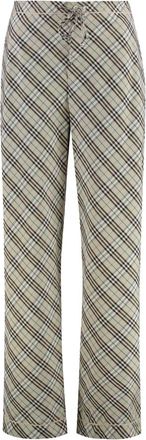 Burberry Femme, V&ecirc;tements de nuit et de d&eacute;tente, Beige, Taille: 36 FR Pantalon &agrave; carreaux