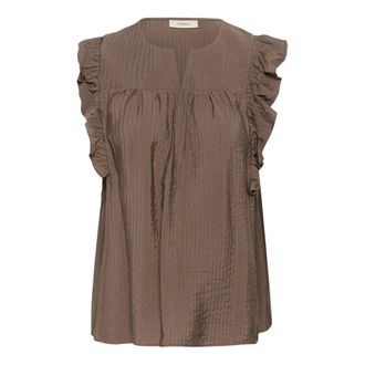 Inwear Haze Shirt - Femme - Blouses et Chemises - Brun - Taille: 40 FR
