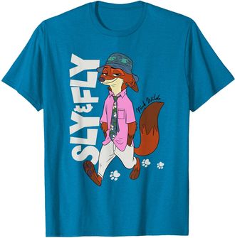 Disney Zootopia 2 Nick Wilde Sly And Fly T-Shirt