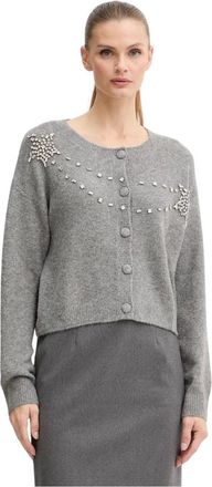 Fracomina Damen, Strickwaren, Grau, SGr&ouml;&szlig;e