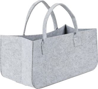 axentia Filztasche, grau, ca. 50 x 26 x 25 cm