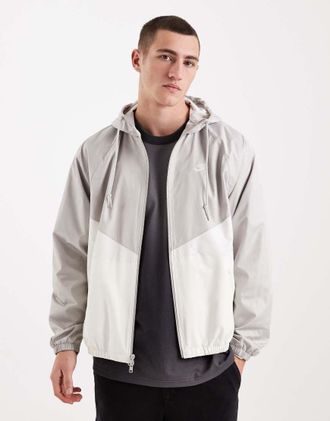 Nike Windrunner - Veste de surv&ecirc;tement - Gris clair/blanc
